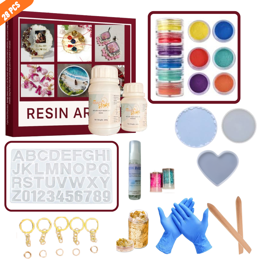 Beginner Resin Art Kit – Complete Starter Set | Our Kraft Store